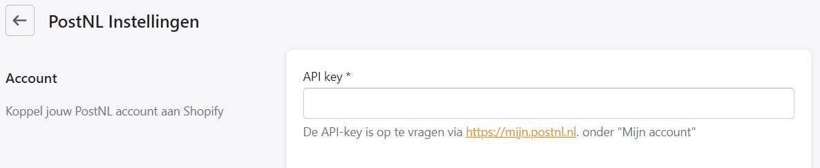 PostNL Shopify Manual